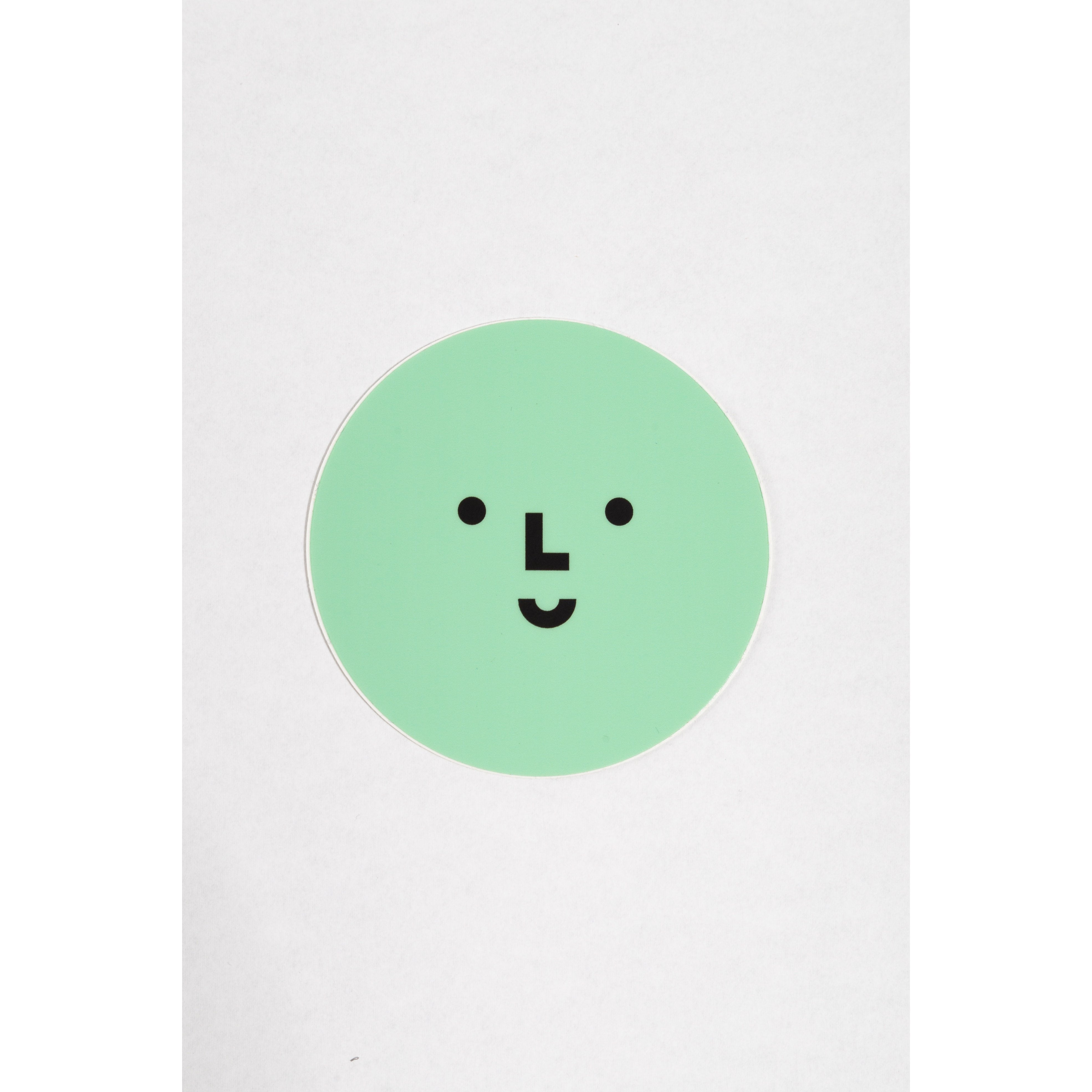 Smiley Logo Vinyl Sticker - Mint Green – Color Factory