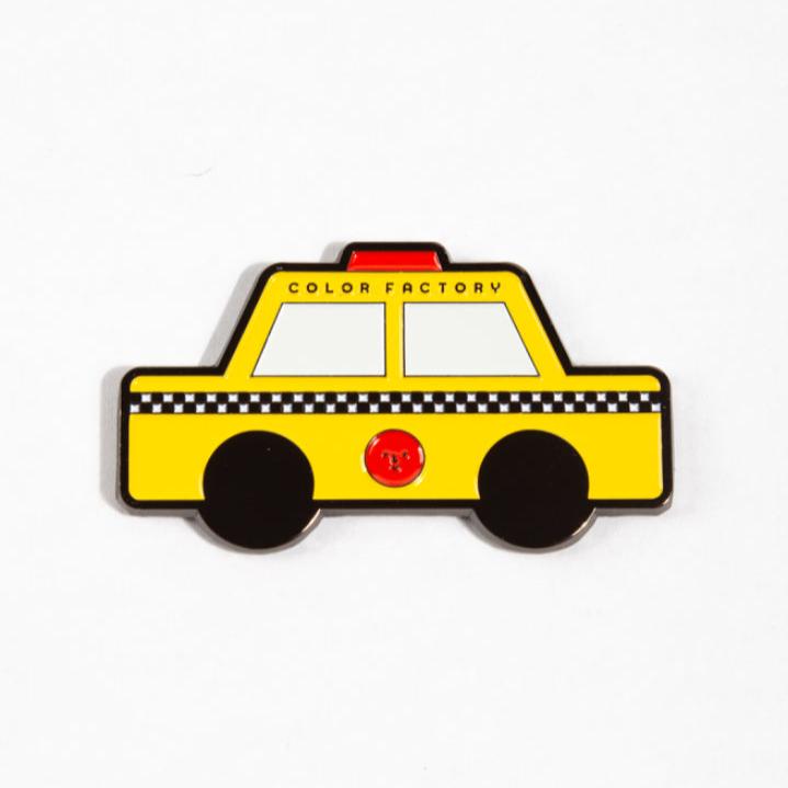 Yellow Taxi Icon Magnet – Color Factory