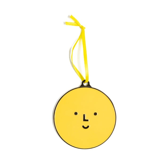 Yellow Smiley Logo Ornament – Color Factory