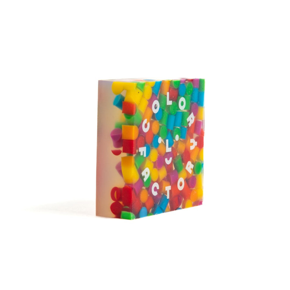 Confetti Logo Eraser – Color Factory